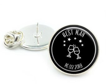 Best man pin | Etsy