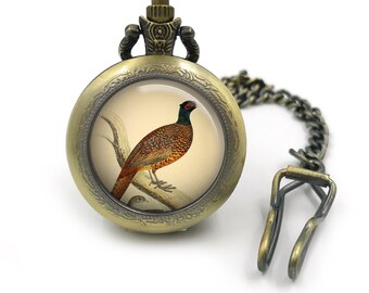 Bird Pocket Watch | Etsy