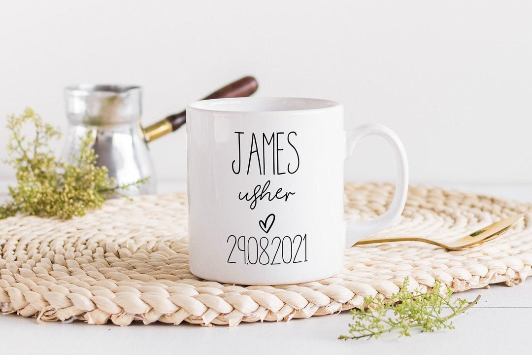 Usher Mug, Wedding Usher Gift, Personalised Usher Gifts, Wedding Favour ...