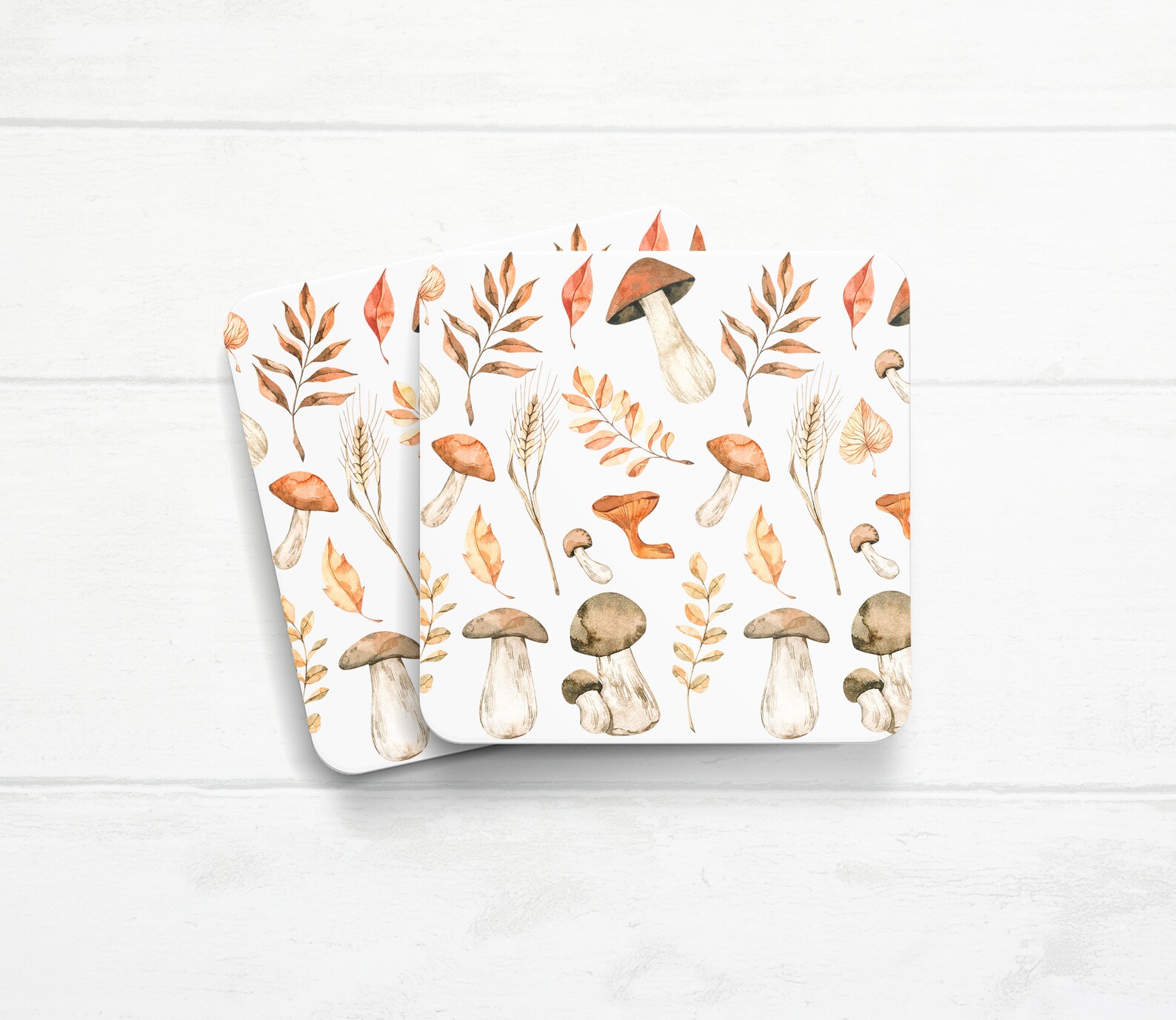 Mushroom Coasters Cottagecore Home Decor Ceramic Mushroom - Etsy UK