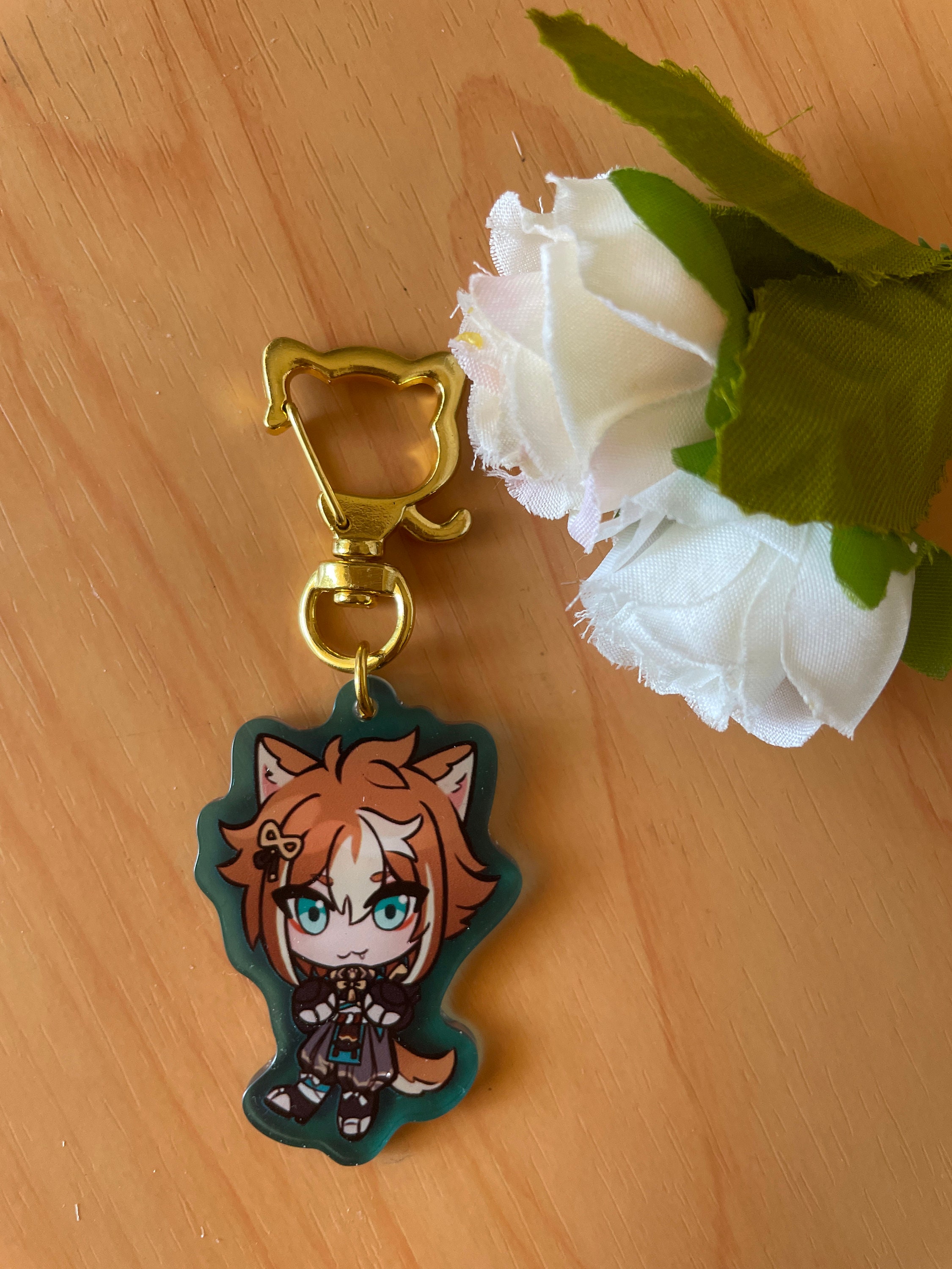 Genshin Impact Inazuma Catboy Charms 2 Acrylic Charms - Etsy