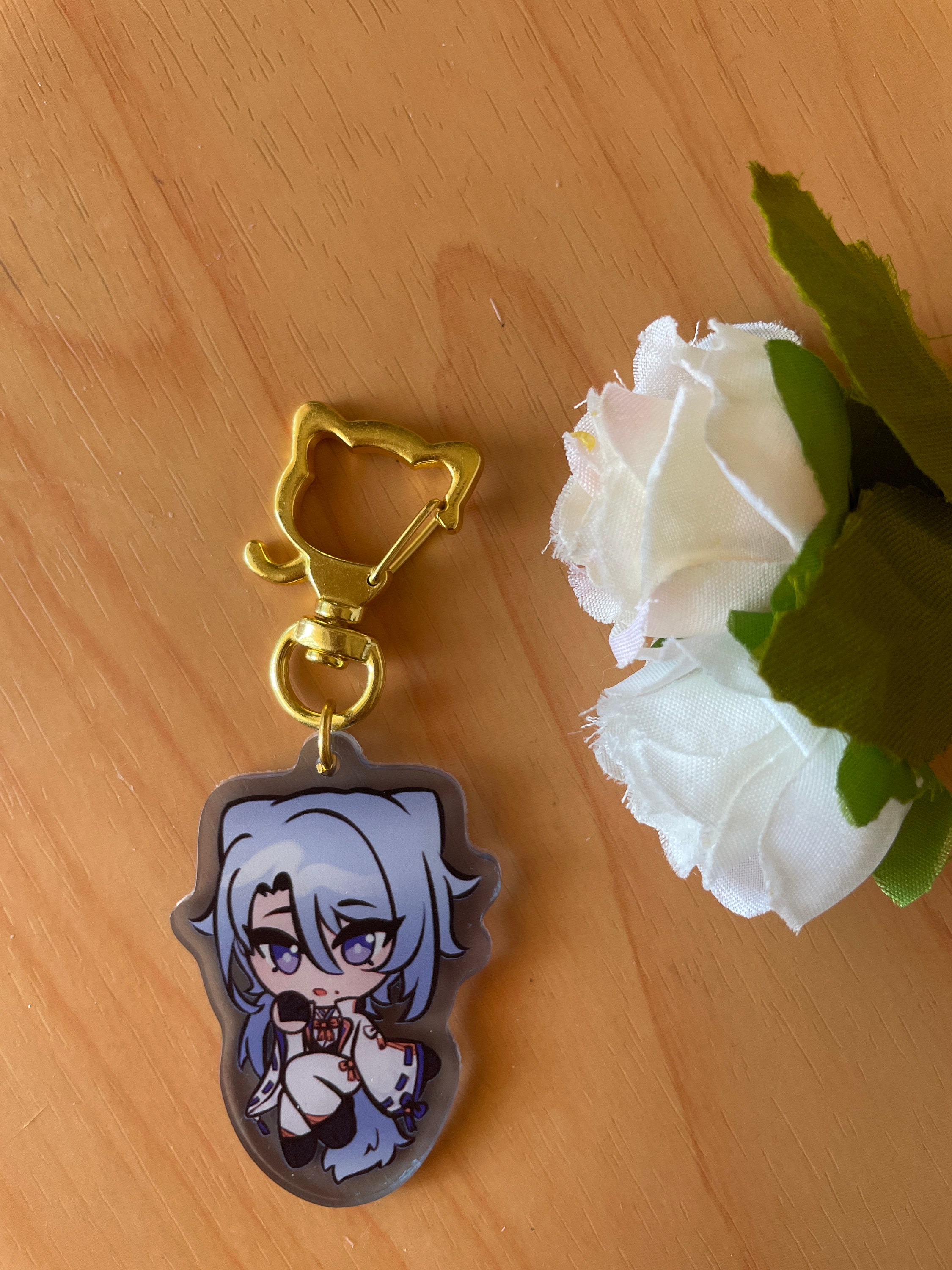 Genshin Impact Inazuma Catboy Charms 2 Acrylic Charms - Etsy