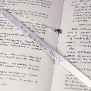 Personalized Baptism Gift Birthstone Bookmark Bible - Etsy