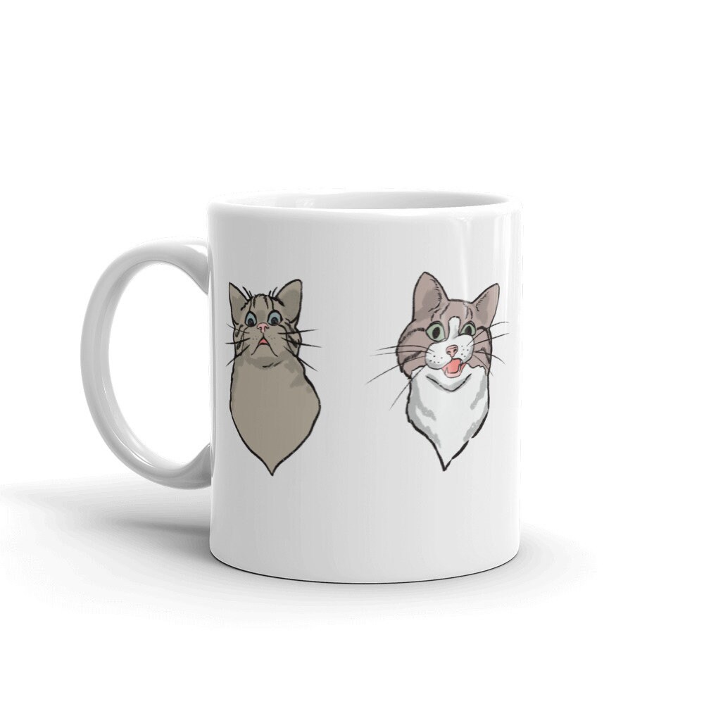 Funny Cat Mug Purrfect Meowning Cat Cup Cute cup Cat Mug | Etsy