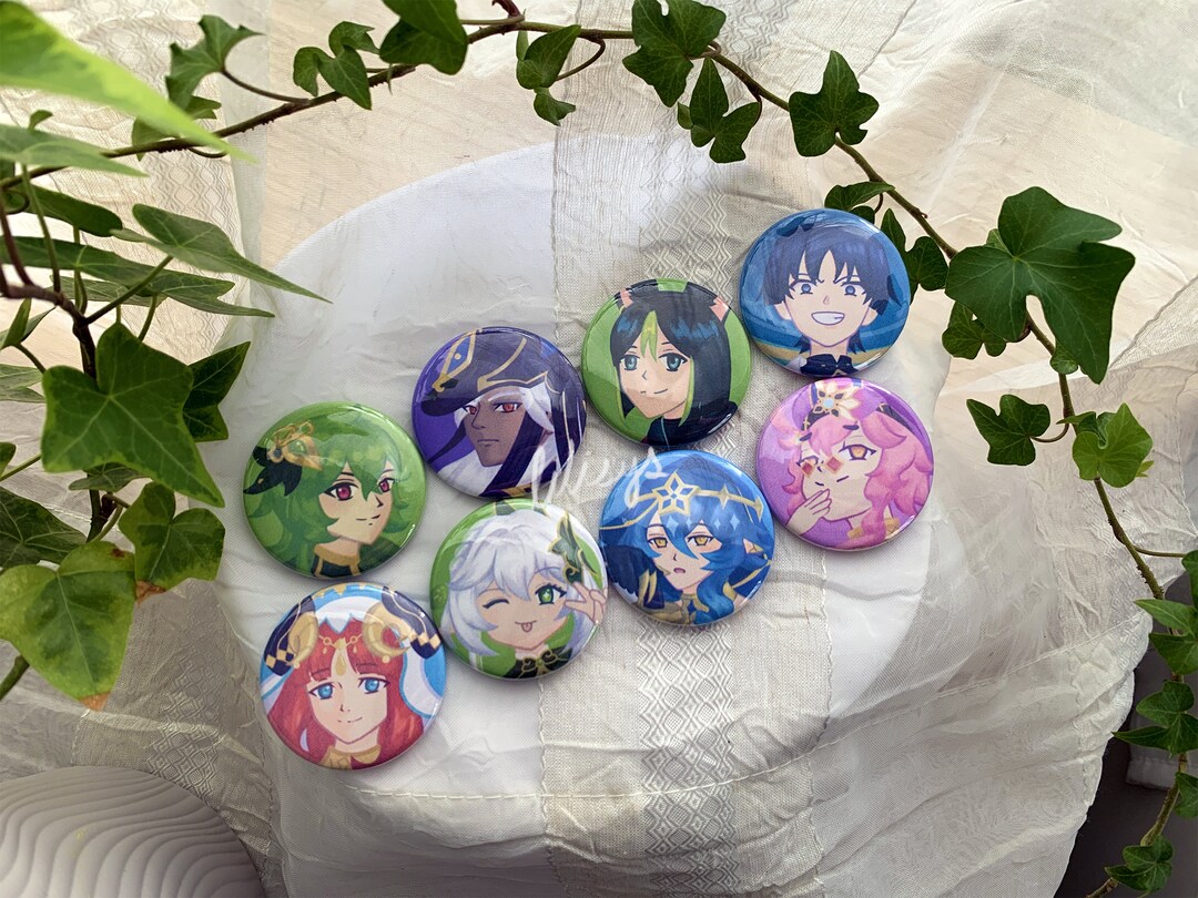 Genshin Impact Buttons and Magnets - Vol 2 - Etsy