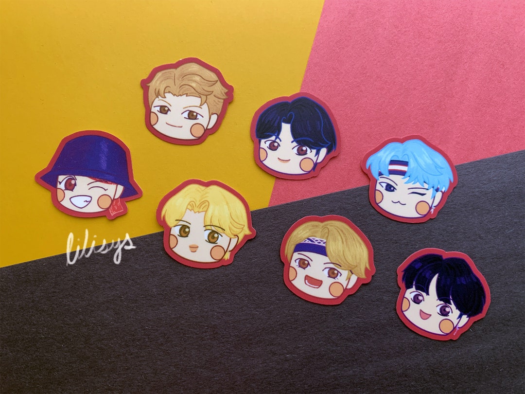 Waterproof Small Sticker | BTS Mic Drop | RM | Jin | Suga | J-hope ...