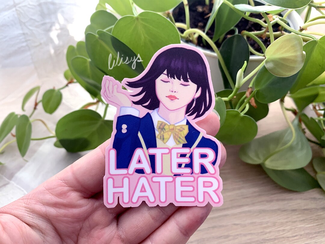 Yoonji Later Hater Sticker | BTS | Suga | Min Yoongi - Etsy