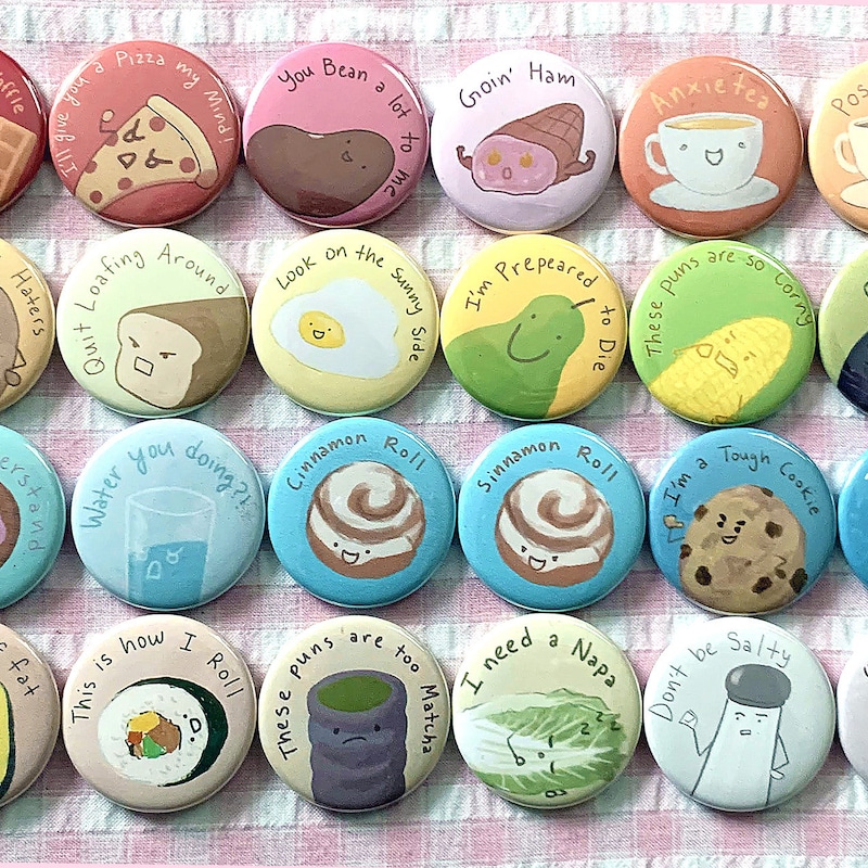 Funny Buttons - Etsy