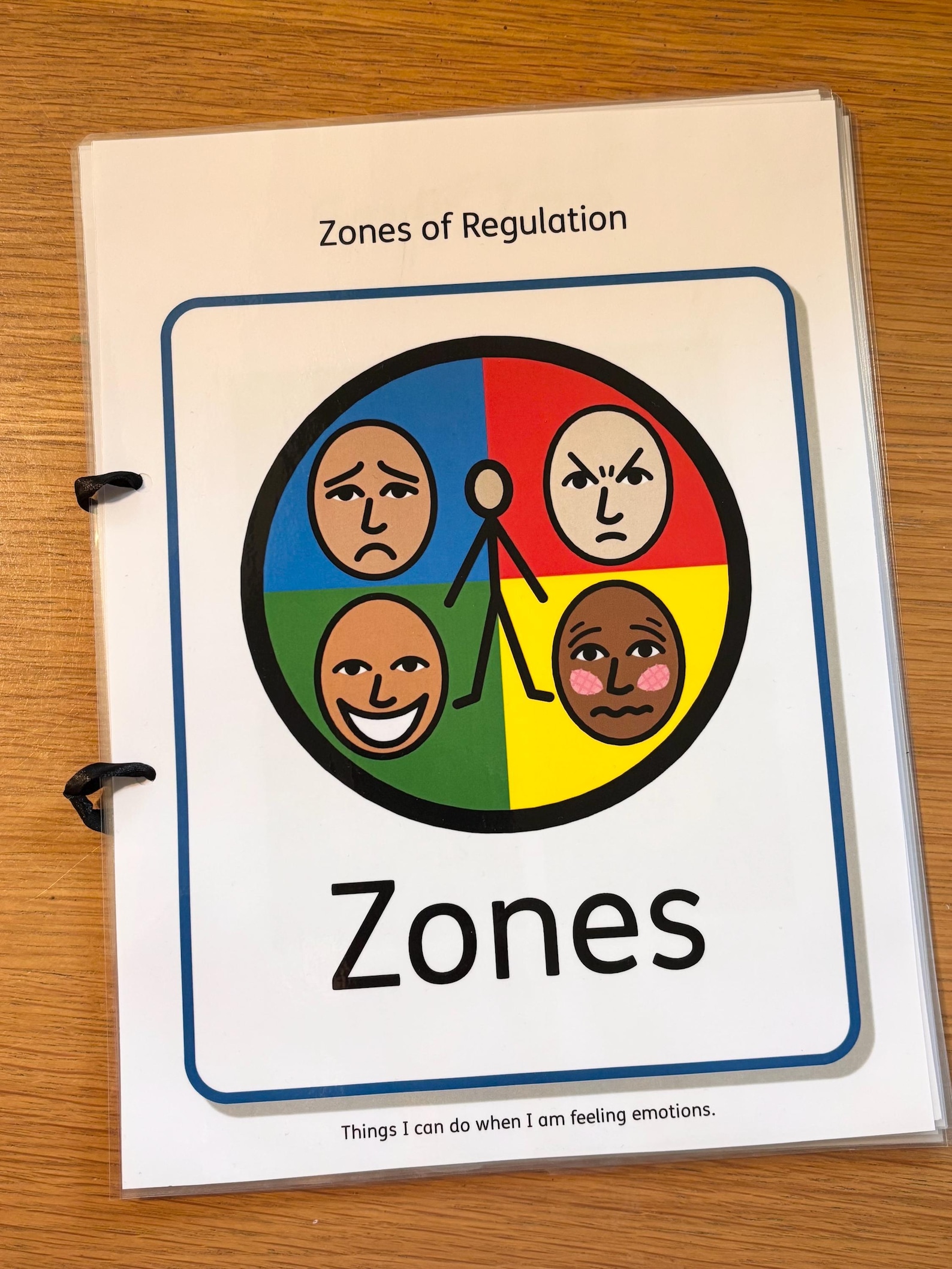 Zones of Regulation Feelings and Activities Book - Etsy