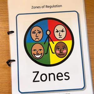 Zones of Regulation Feelings and Activities Book - Etsy