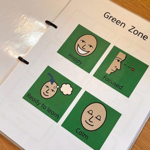 Zones of Regulation Feelings and Activities Book - Etsy