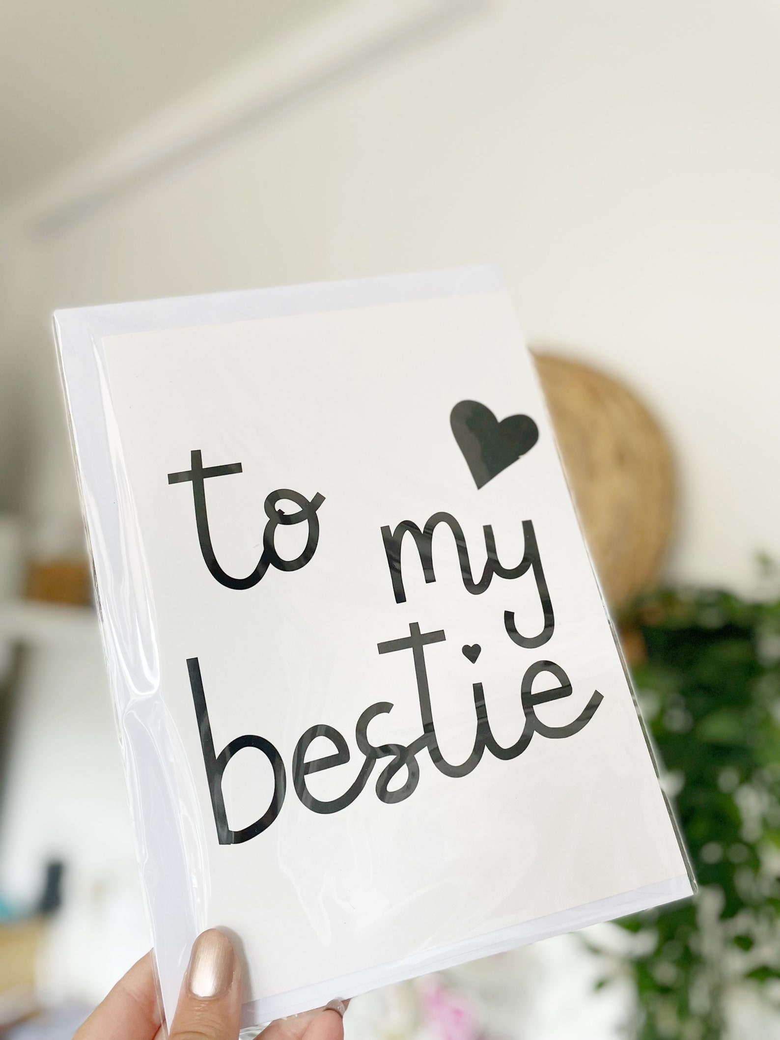 To My Bestie Card - Etsy