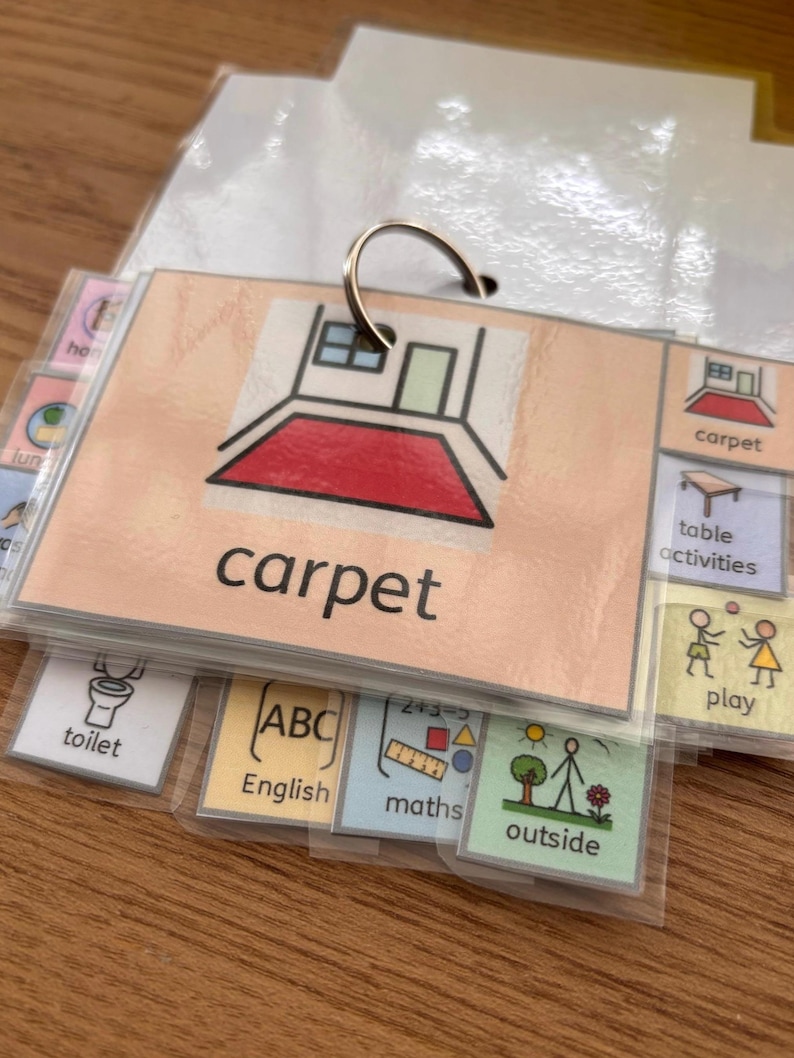 EYFS Routine Communication Lanyard Cards - Etsy