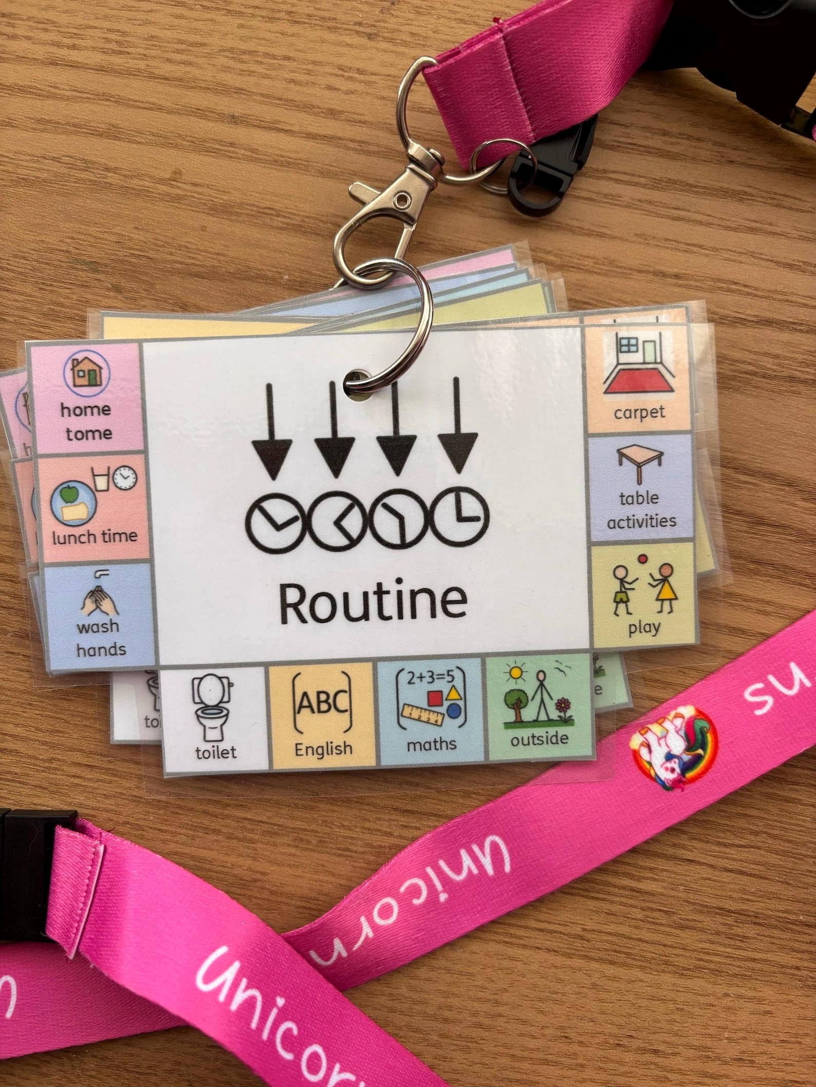 EYFS Routine Communication Lanyard Cards - Etsy