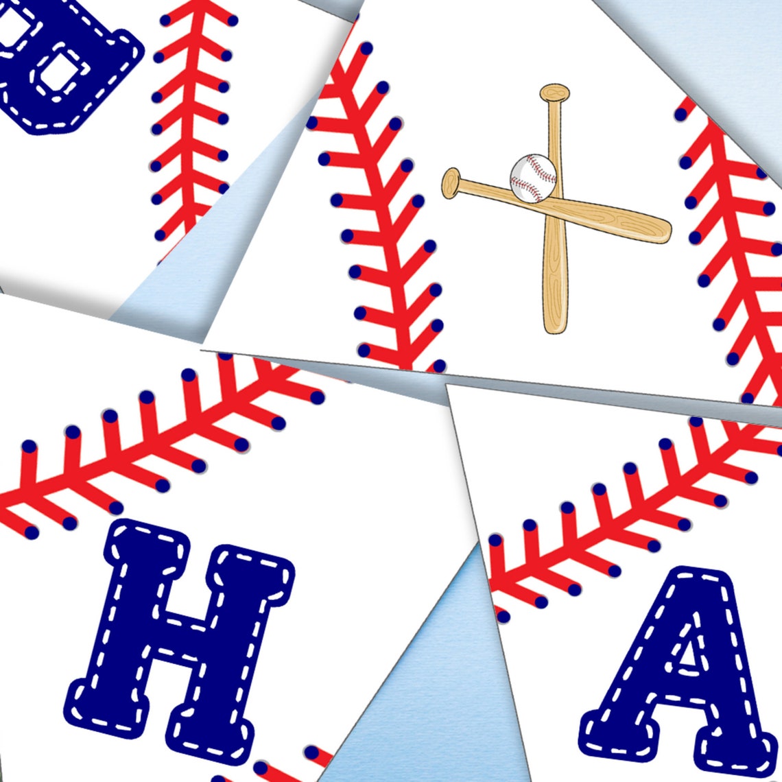 Baseball Birthday Banner Baseball Banner Baseball Theme - Etsy