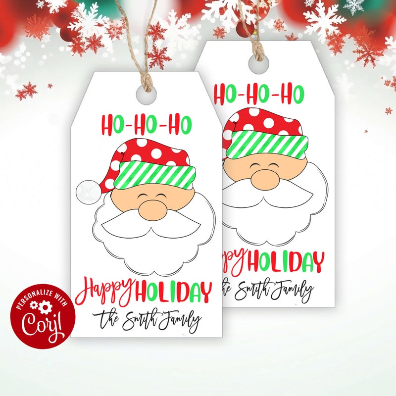 Christmas Treat Tags - Etsy