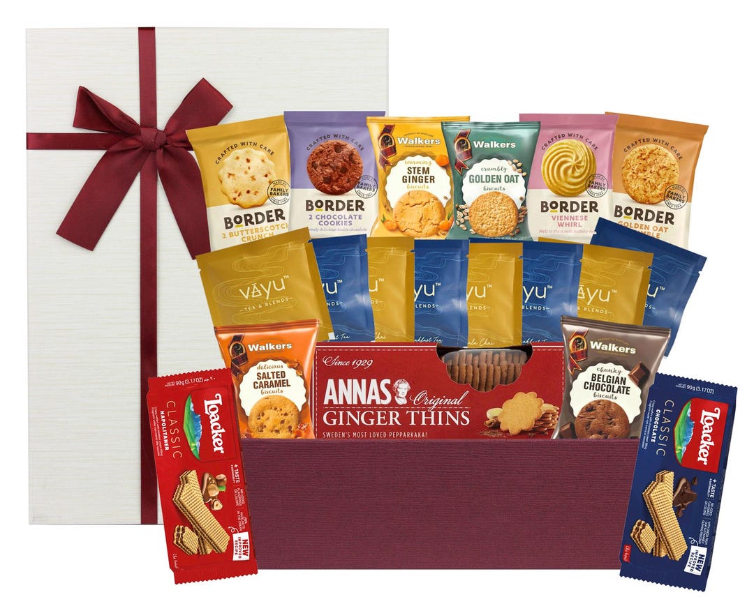 Luxury Tea & Biscuit Gift Hamper | Perfect for Afternoon Tea Lovers ...
