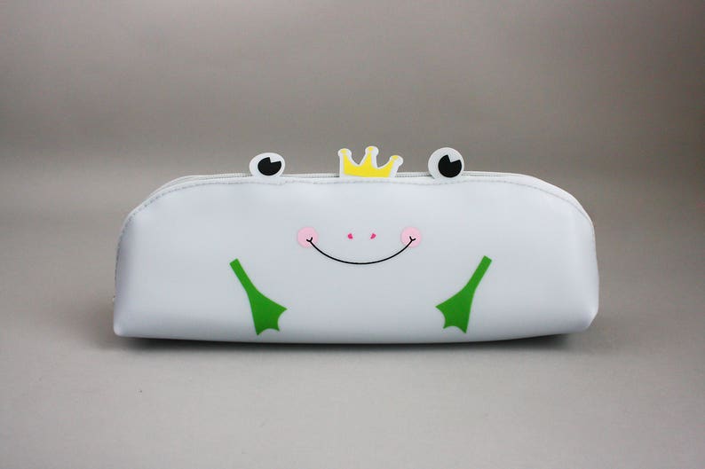 Back to School Cute Frog Shaped Stationery Pencil Case Back - Etsy