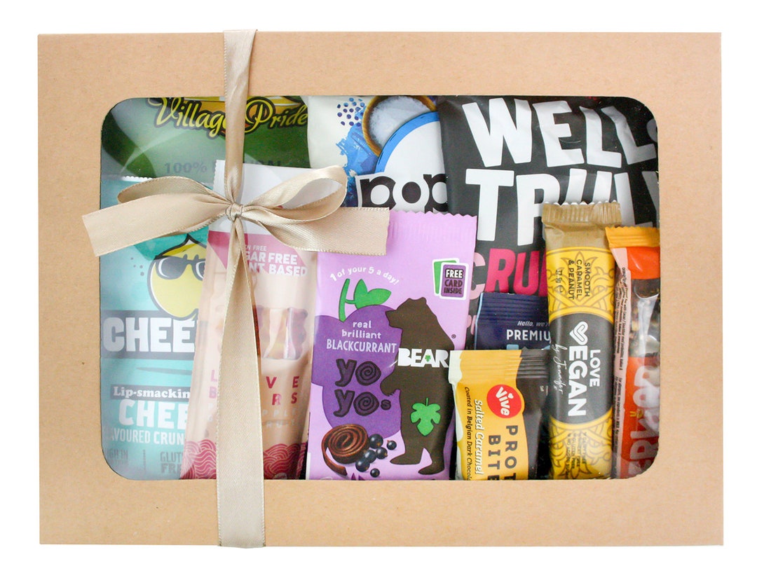 Vegan & Gluten Free Wellness Healthy Snack Hamper Gift Box - Etsy