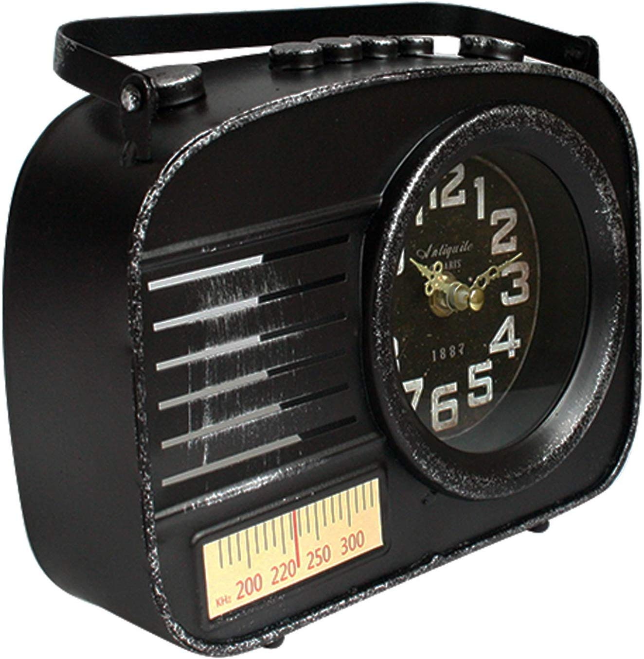 Retro Vintage Industrial Style Rustic Desk Table Clock Home - Etsy