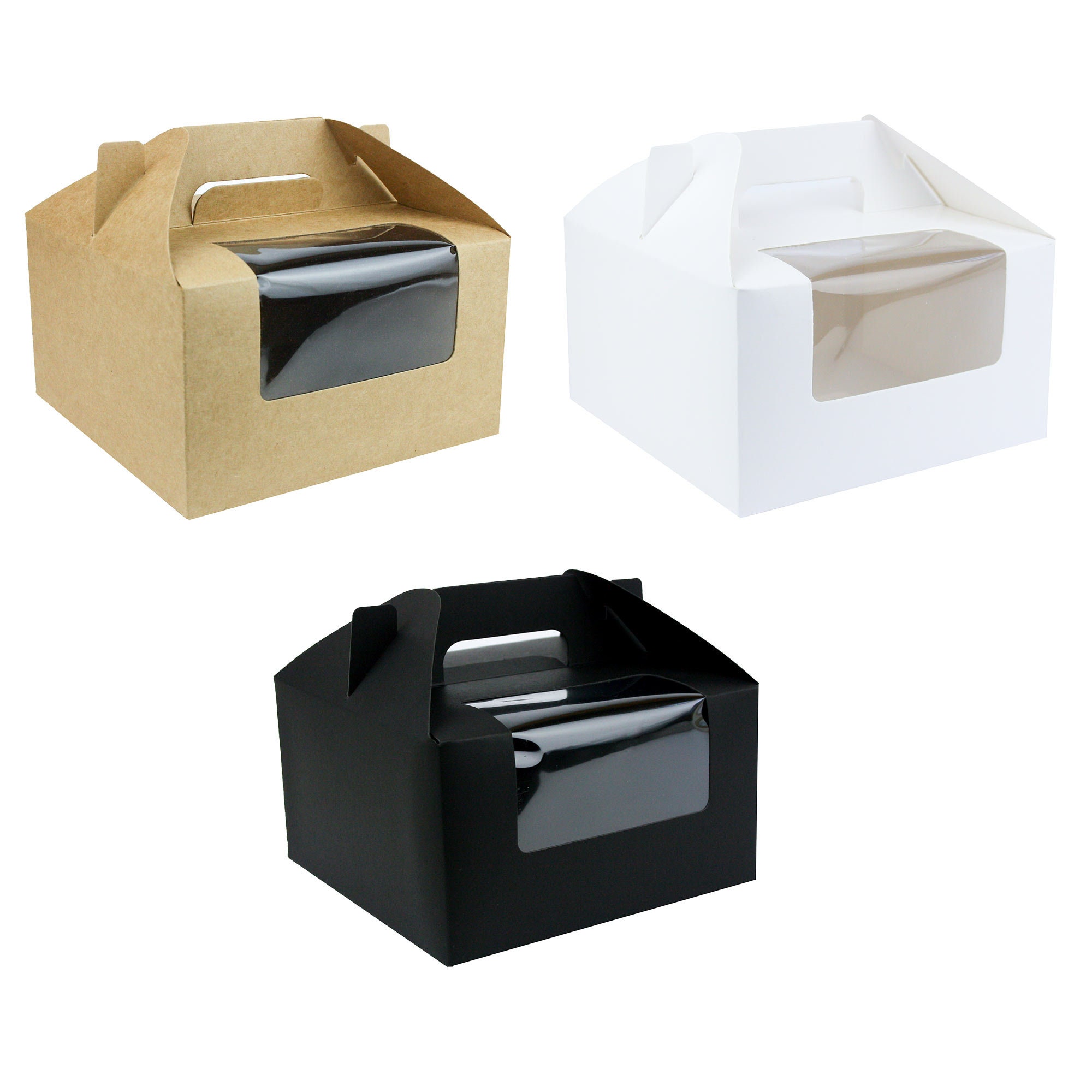 Strong Paper Stand up Square Brown White and Black Kraft - Etsy UK