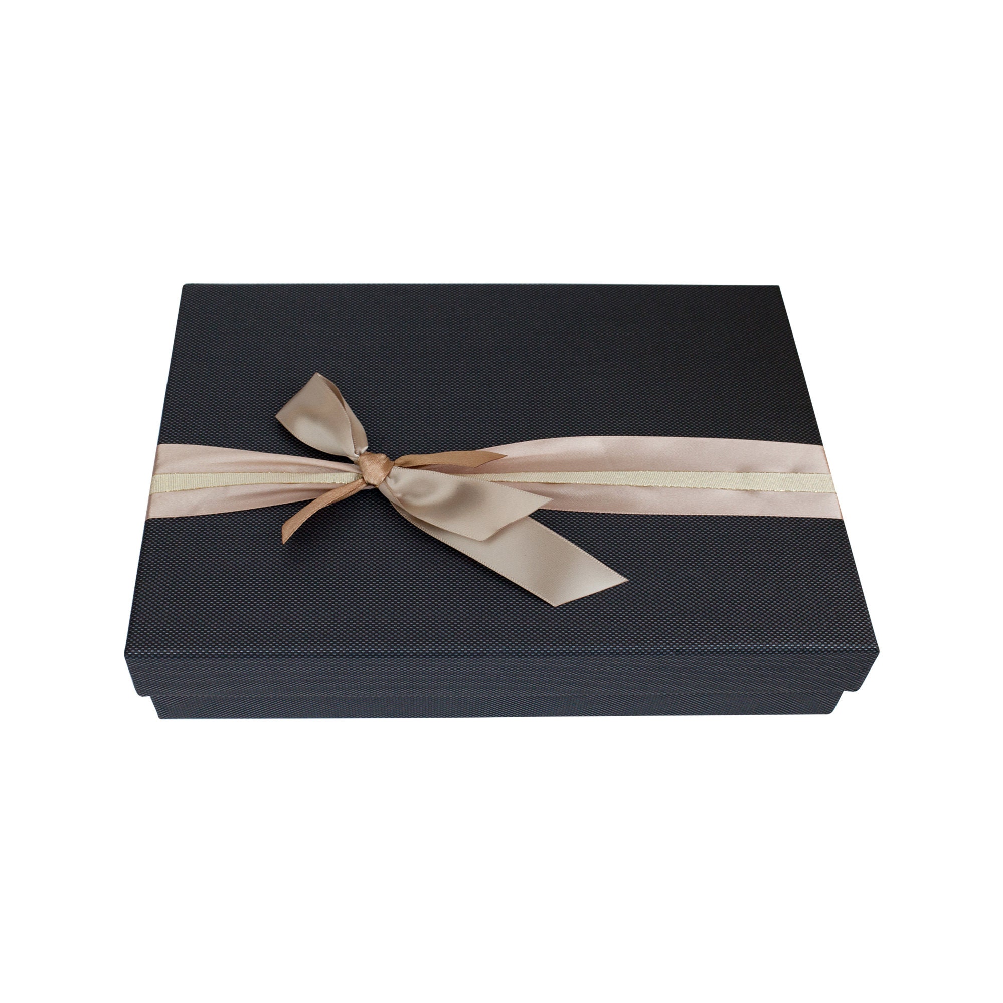 Rigid Luxury Rectangle Shaped Presentation Gift Box, Textured Box With ...