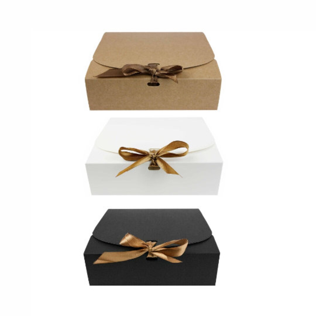 Pack of 96 Square Shaped Presentation Gift Box, Easy Assembly, Kraft ...