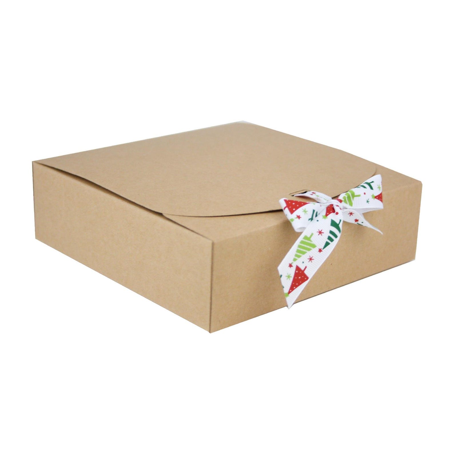 Pack of 96 Square & Rectangle Brown Top Flap Kraft With Various Colored ...