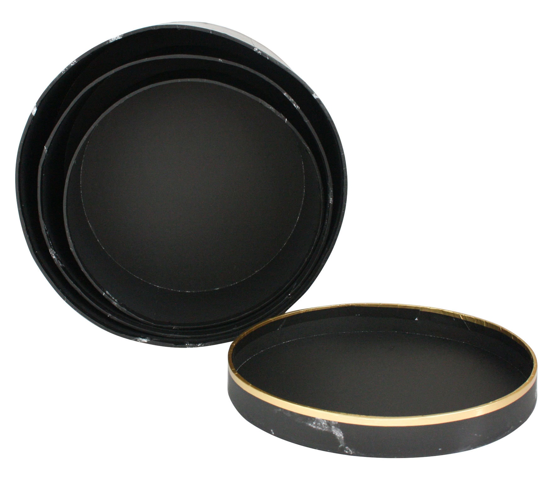 Set of 3 Rigid Luxury Round Presentation Flower Gift Box - Etsy