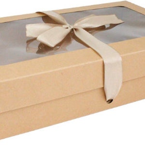 Pack of 36 Rectangle Shaped Presentation Gift Box, Black, Brown ...