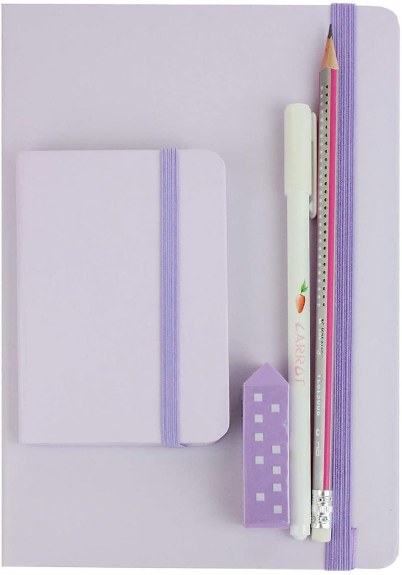 Cool Stationery Unique Gift Set With Pastel A5 and A7 Notebook - Etsy