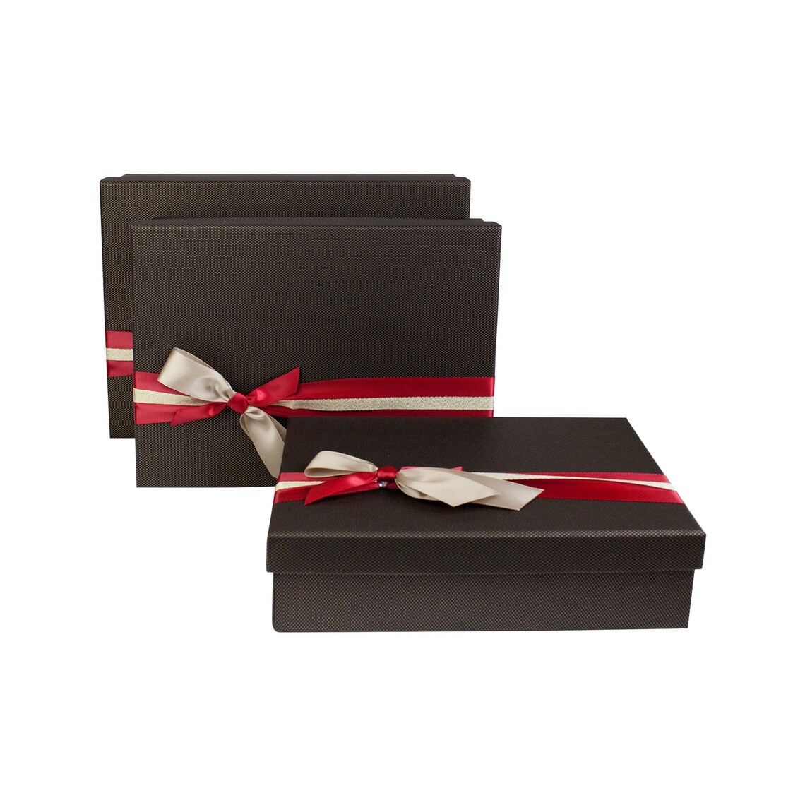 Set of 3 Rigid Luxury Rectangle Shaped Presentation Gift Box | Etsy