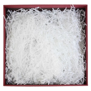 Rigid Gift Boxes, Textured Red Box With White Lid, Red Satin Decorative ...