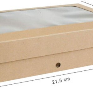 Pack of 96 Rectangle Shaped Presentation Gift Box, Black, Brown ...