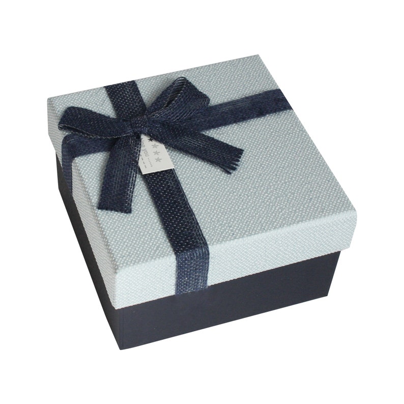 Set of 4 Rigid Luxury Square Shaped Presentation Gift Box, Box With Lid ...