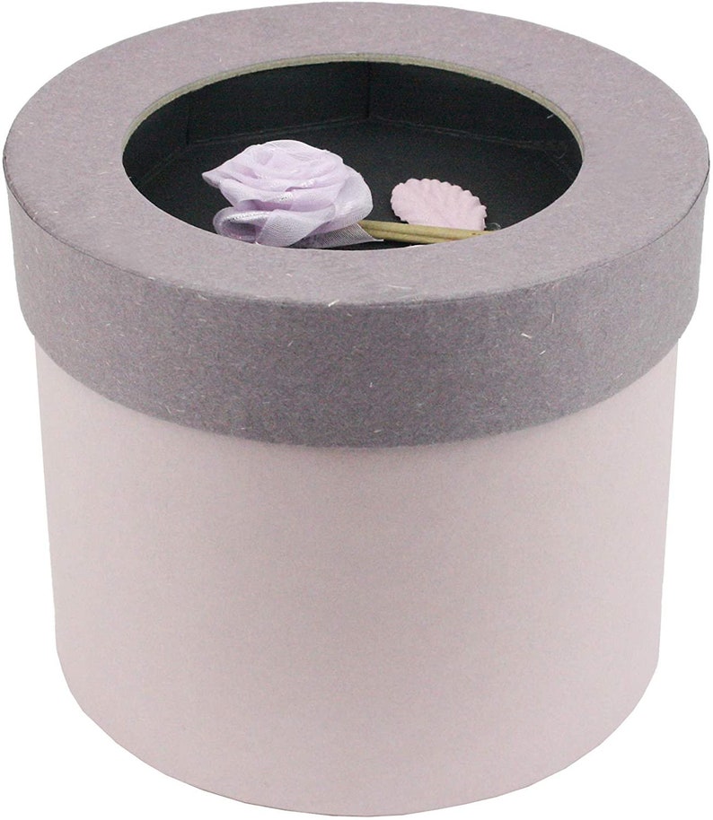 Rigid Luxury Round Shaped Presentation Gift Box , 13.8 X 8.5 Cm ...