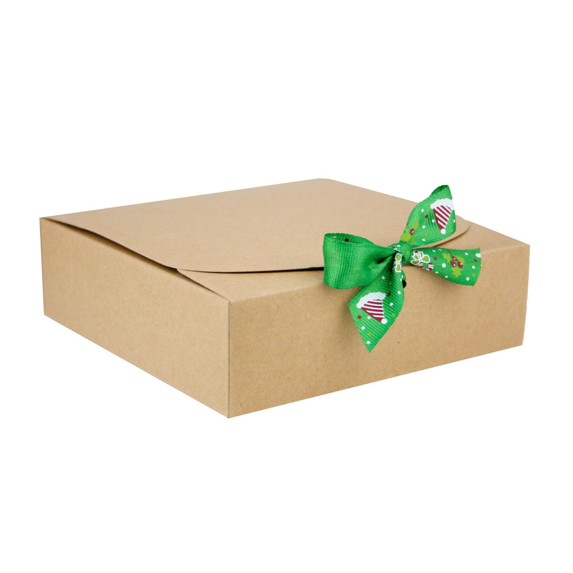 Pack of 96 Square & Rectangle Brown Top Flap Kraft With Various Colored ...