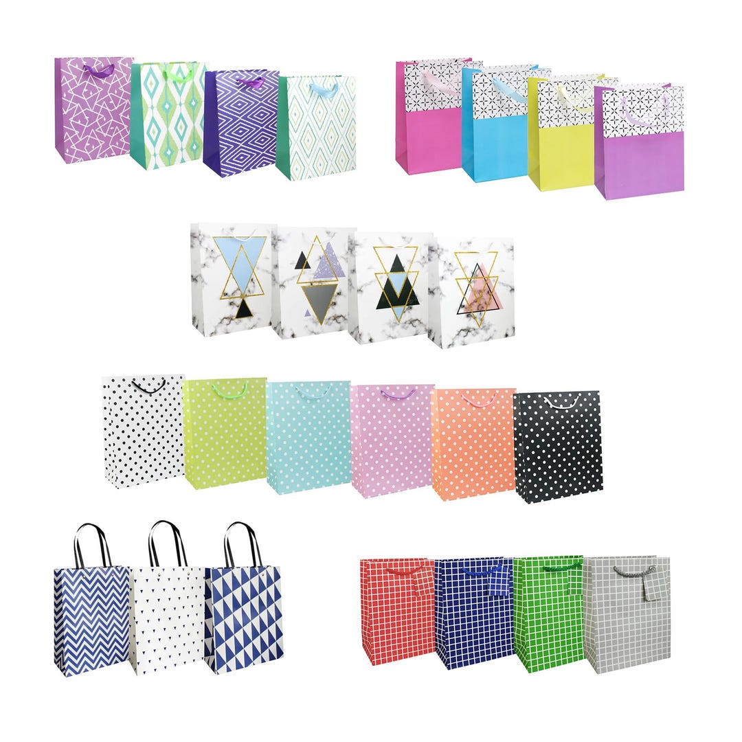 Luxury Patterned Shapes Assorted Holiday Present Occasions Party Paper ...