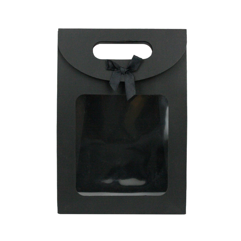 Strong Paper Stand up Gift Bag Brown White and Black Kraft - Etsy