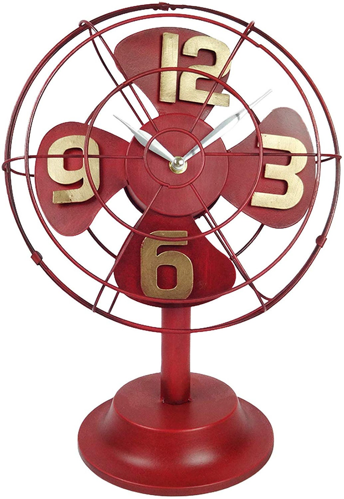 Retro Vintage Industrial Style Rustic Desk Table Clock Home - Etsy