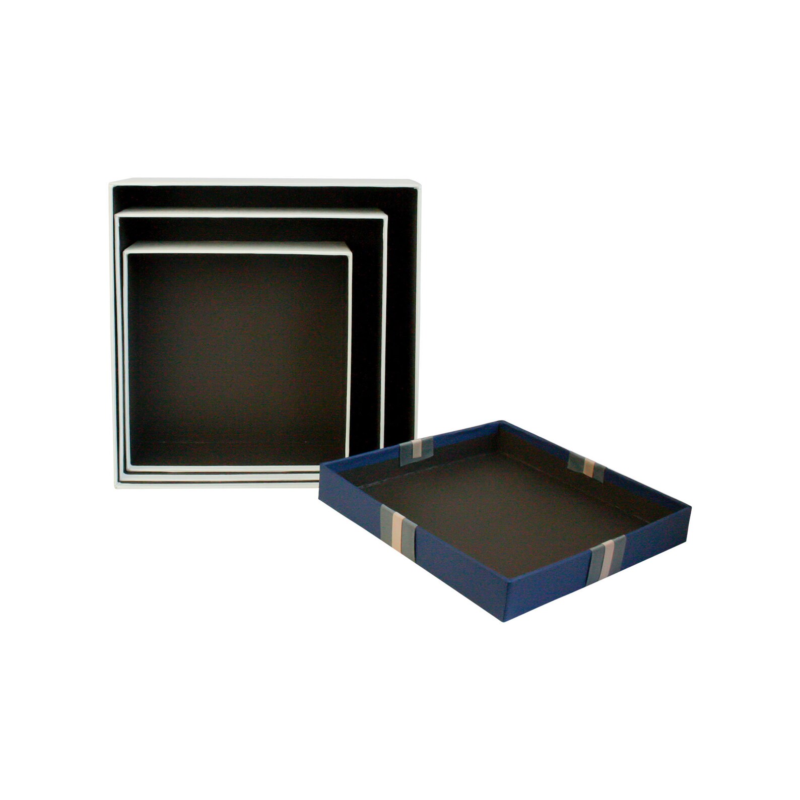 Set of 3 Rigid Luxury Square Presentation Gift Box Box With | Etsy