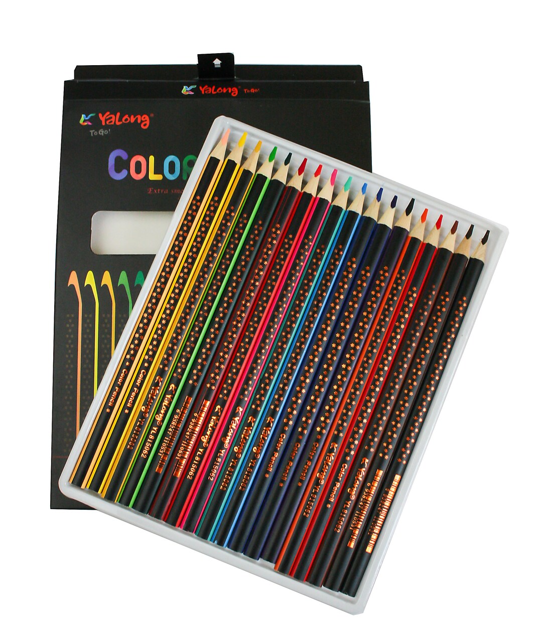 Stars Colouring Pencils - Pack of 18 Assorted Colours - Drawing ...