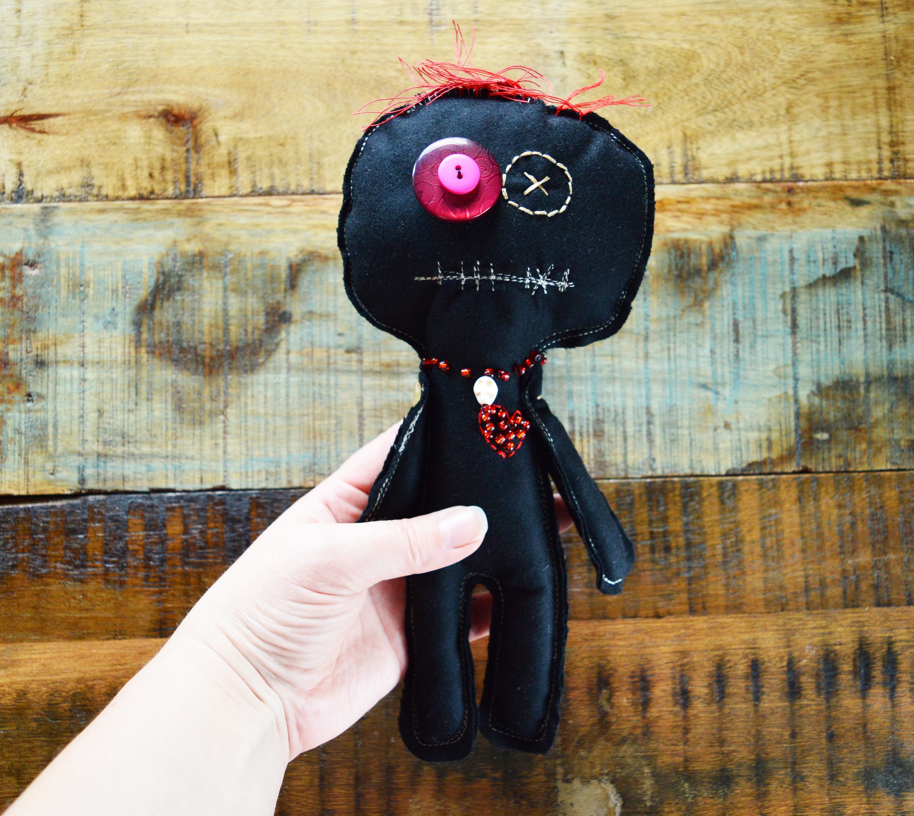 Cute Voodoo Doll Couple. Scary Rag Dolls - Etsy