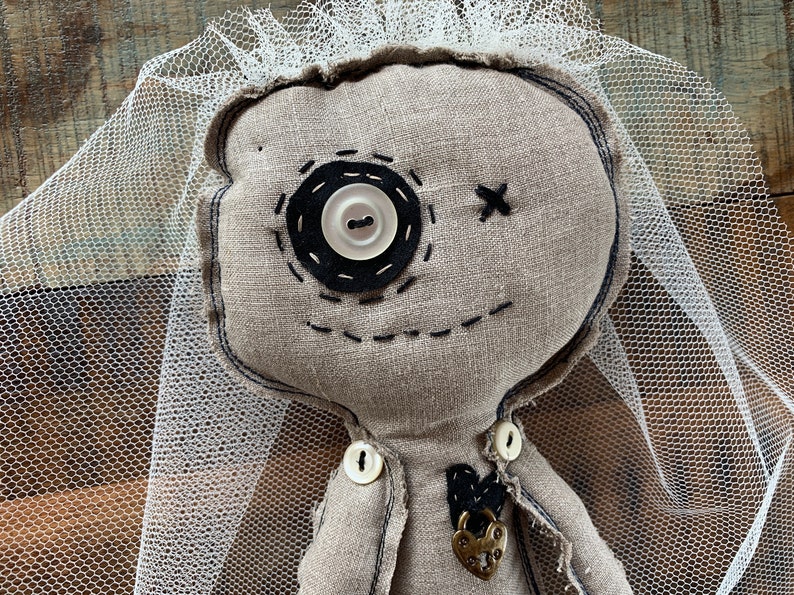 Cute Voodoo Doll Couple. Scary Rag Dolls - Etsy