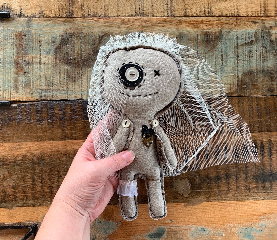 Cute Voodoo Doll Couple. Scary Rag Dolls - Etsy