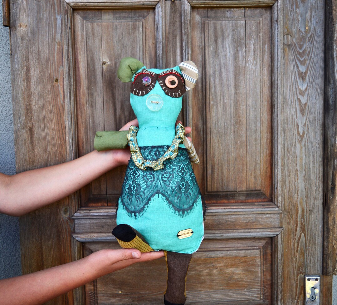 Cute Creepy Plush Scary Large Doll Weird Stuffed Toy - Etsy