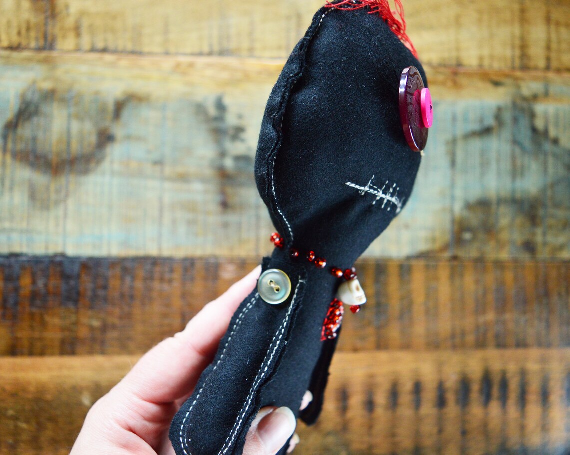 Cute Voodoo Doll Couple. Scary Rag Dolls | Etsy