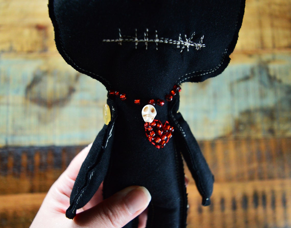 Cute Voodoo Doll Couple. Scary Rag Dolls | Etsy