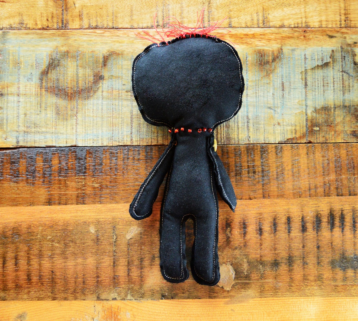 Cute Voodoo Doll Couple. Scary Rag Dolls | Etsy