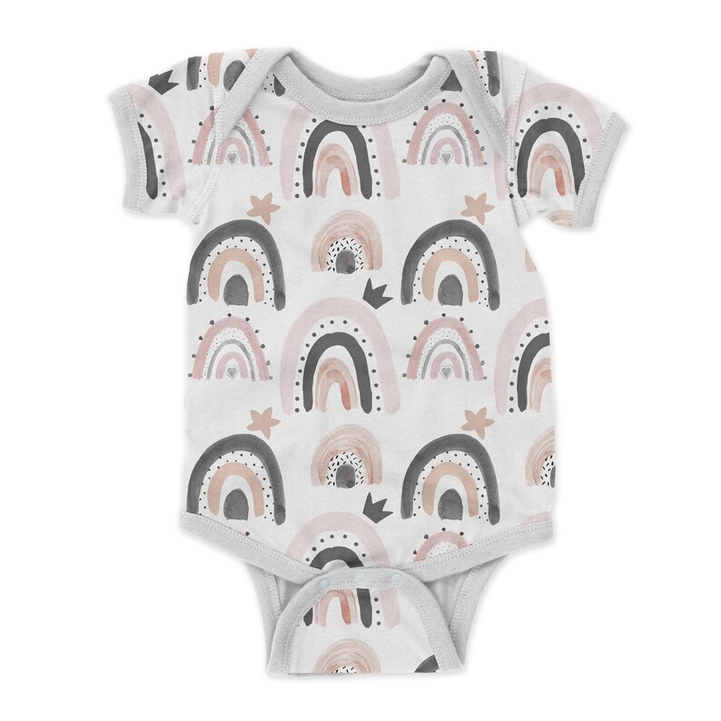 Modern Rainbow Watercolor Boho Digital Paper Set Clipart Jpg - Etsy